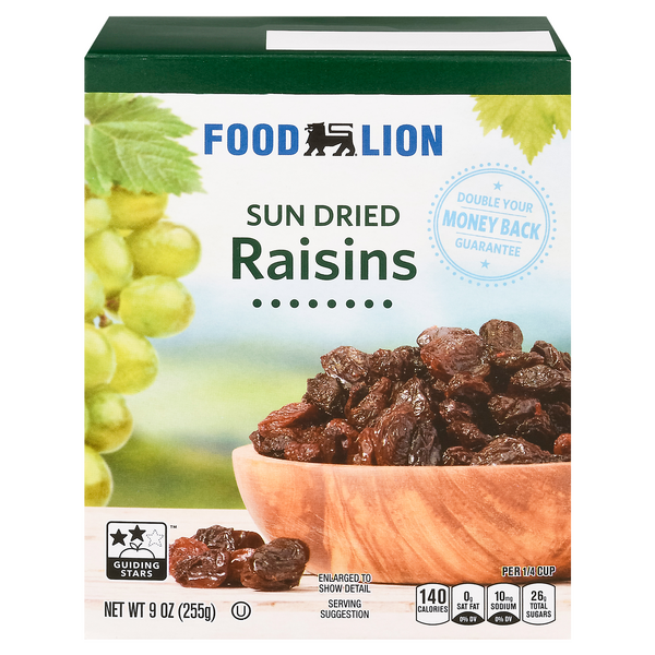 Save on Food Lion Sun-Dried Raisins Order Online Delivery | Food Lion