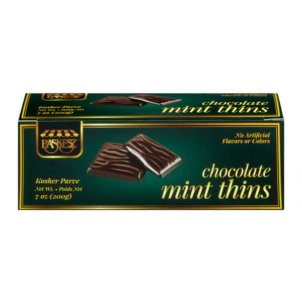 Save on Paskesz Chocolate Mint Thins Candy Order Online Delivery | Stop ...