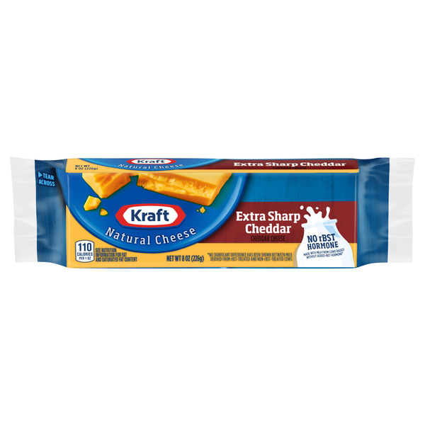 Save on Kraft Extra Sharp Cheddar Cheese Block Order Online Delivery ...