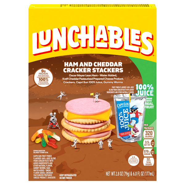 Save on Lunchables Cracker Stackers Ham & Cheddar Order Online Delivery ...