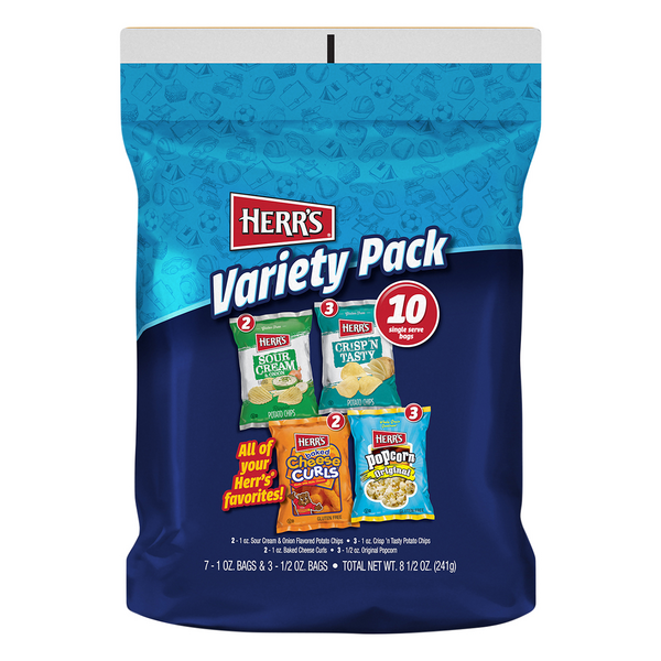 Save on Herr's Variety Pack - 10 ct Order Online Delivery | GIANT