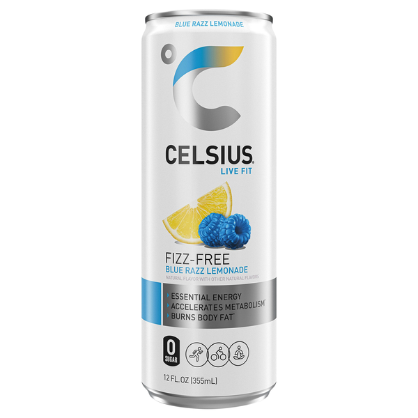 Save on Celsius Live Fit Blue Razz Lemonade Fizz-Free Energy Drink ...