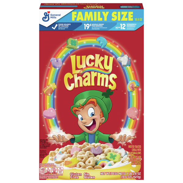 Save on Lucky Charms Gluten Free Cereal with Marshmallows Family Size ...