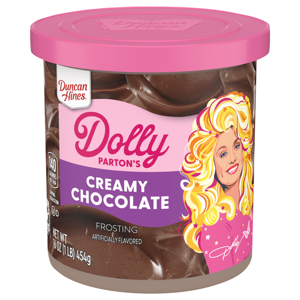 Save on Duncan Hines Dolly Parton's Creamy Chocolate Frosting Order ...
