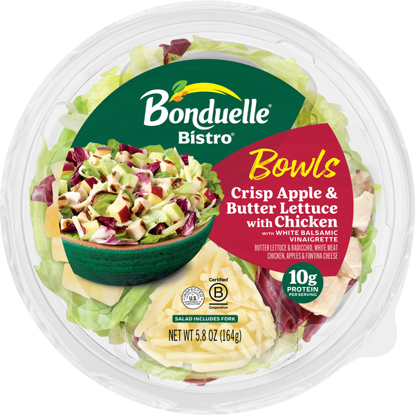 Save on Ready Pac Bistro Crisp Apple & Butter Lettuce Salad Bowl w ...