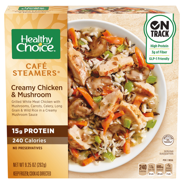 Save on Healthy Choice Cafe Steamers Creamy Chicken & Mushroom Frozen ...