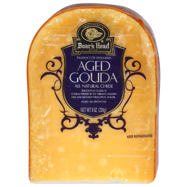 Save on Boar's Head Imported Natural Aged Gouda Cheese Block Order ...