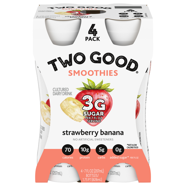 Save on Two Good Strawberry Banana Smoothie Drink - 4 pk Order Online ...
