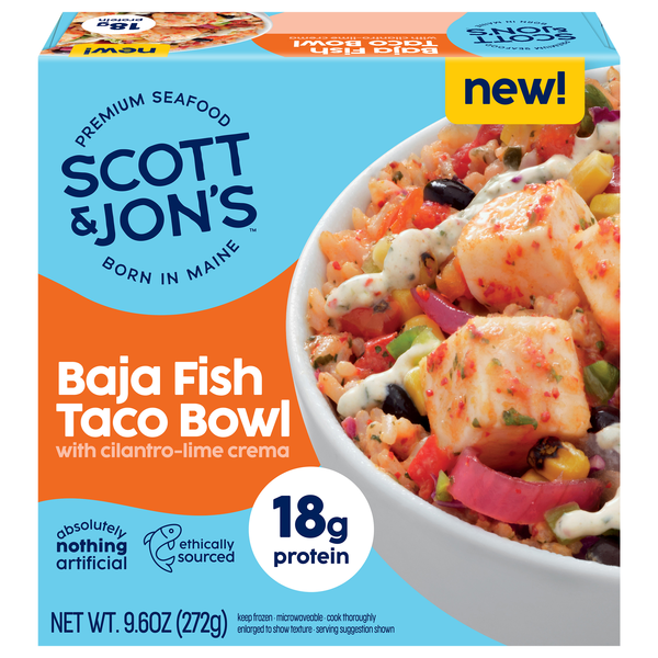 Save on Scott & Jon's Baja Fish Taco Bowl Frozen Order Online Delivery ...