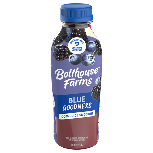Save on Bolthouse Farms Blue Goodness 100% Juice Fruit Smoothie Fresh ...