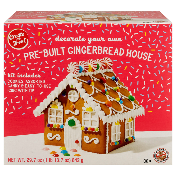 Save on Create A Treat Pre-Built Gingerbread House Kit Order Online ...