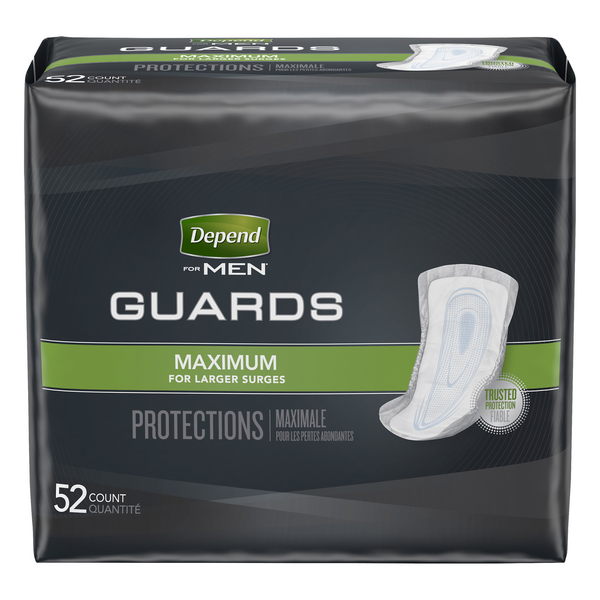 Save on Depend Men's Guards Incontinence Pads Maximum Order Online ...