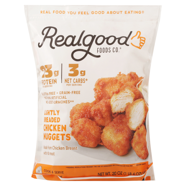 Save On Realgood Lightly Breaded Chicken Nuggets Frozen Order Online Delivery Food Lion