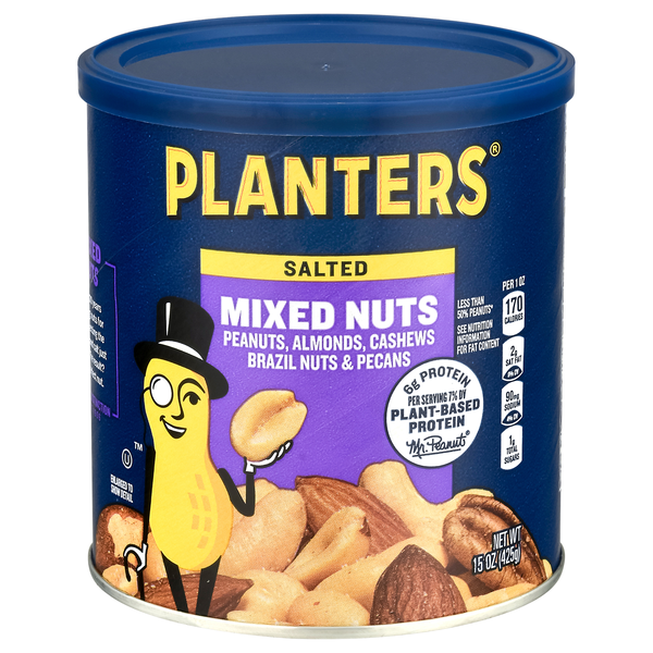 Save on Planters Salted Mixed Nuts Order Online Delivery | MARTIN'S