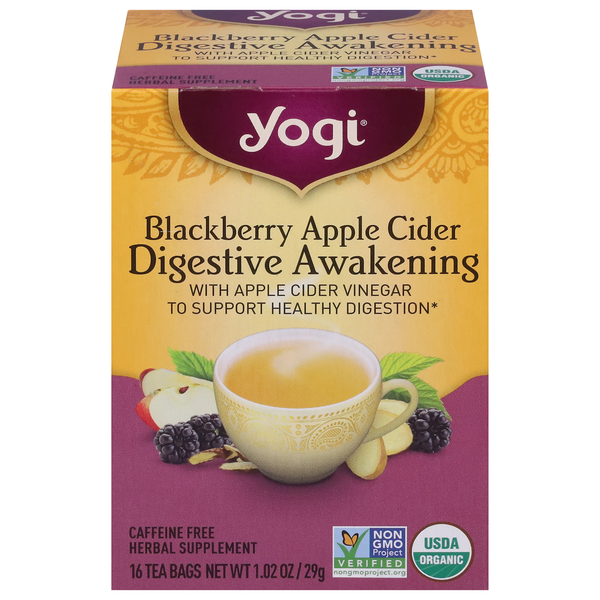 Save on Yogi Organic Caffeine Free Digestive Awakening Herbal Tea Bags ...