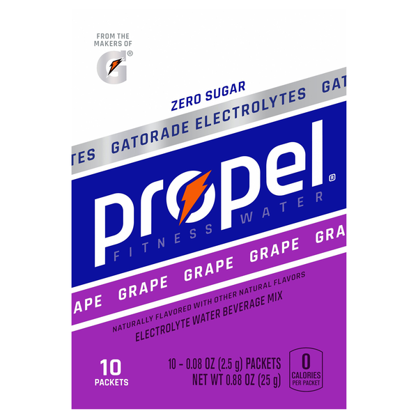 Save on Propel Zero Sugar Grape Electrolyte Water Beverage Powder Mix - 10 ct Order Online ...