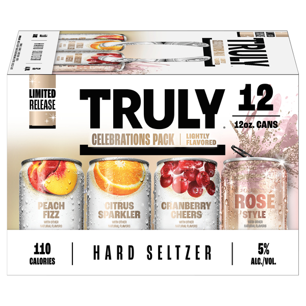 Save on TRULY Celebrations Hard Seltzer Variety Pack - 12 pk Order ...