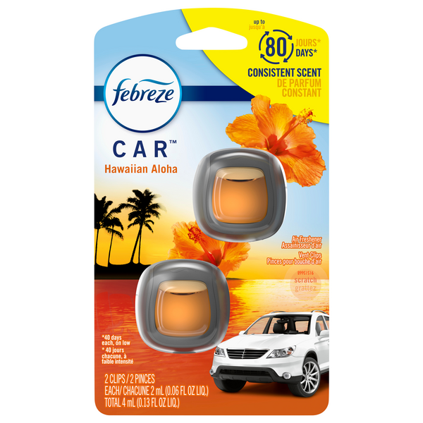 Save on Febreze Car Hawaiian Aloha Vent Clip Air Freshener Order Online ... Save on Febreze Car Hawaiian Aloha Vent Clip Air Freshener Order Online ...