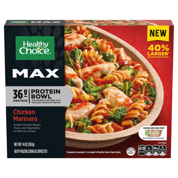 Save on Healthy Choice MAX Chicken Marinara 36g Protein Bowl Frozen ...