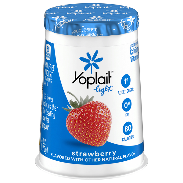 Save on Yoplait Light Fat Free Strawberry Yogurt Cup Order Online ...