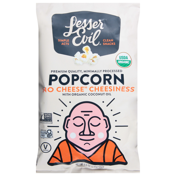 Save on LesserEvil Popcorn No Cheese Cheesiness Organic Order Online ...