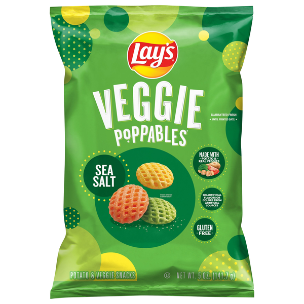 Save on Lay's Veggie Poppables Gluten Free Sea Salt Potato & Veggie ...