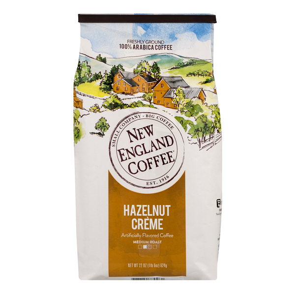 Save on New England Coffee Hazelnut Creme Flavored Medium Roast Ground ...