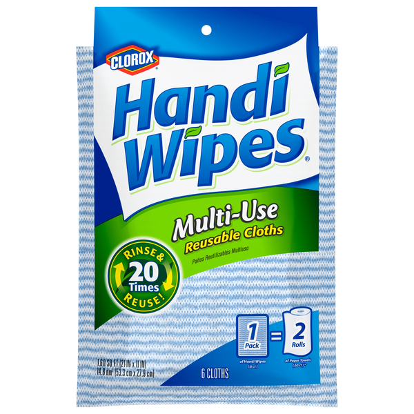 Save on Clorox Handi Wipes Multi-Use Reusable Cloths Order Online ...