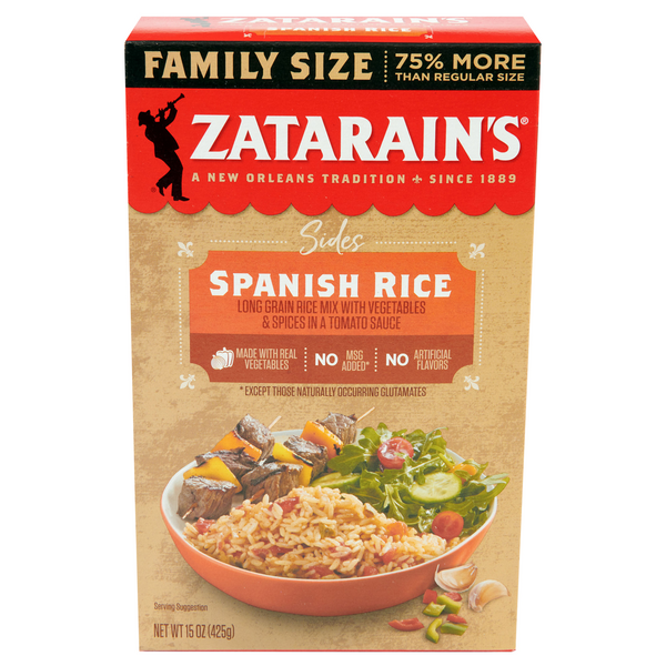 Save on Zatarain's Sides Spanish Rice Mix Family Size Order Online ...