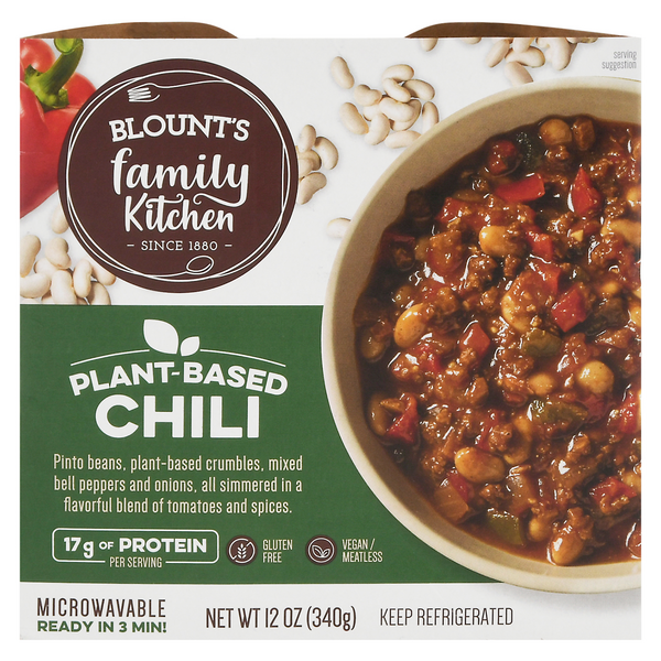 Save On Blount s Family Kitchen Plant Based Chili Meatless Gluten save-on-blount-s-family-kitchen-plant-based-chili-meatless-gluten