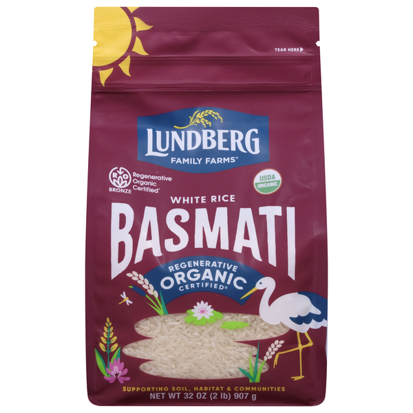 Save on Lundberg Regenerative Organic White Basmati Rice Order Online ...