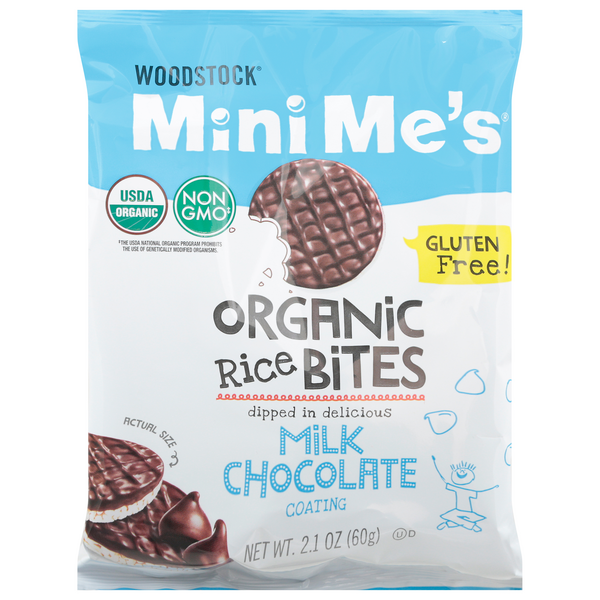 Save on Woodstock Mini Me's Rice Bites Milk Chocolate Gluten Free ...