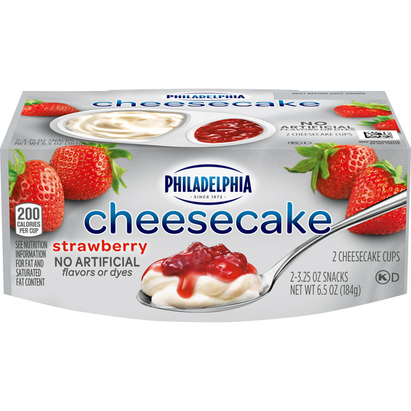 Save on Philadelphia Cheesecake Snack Cups Strawberry - 2 ct Order ...