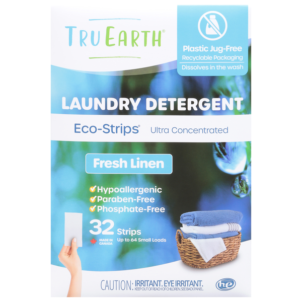 Save on Tru Earth Ultra Concentrated Fresh Linen Laundry Detergent Eco ...