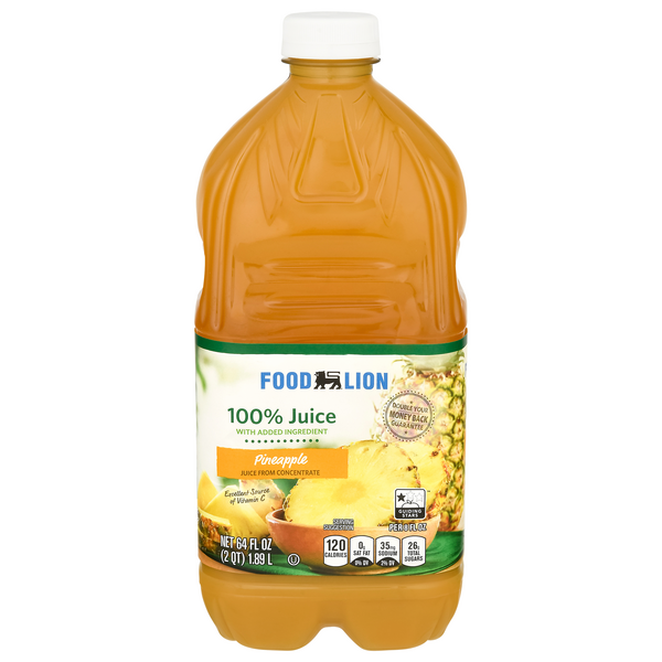 Save on Food Lion 100% Pineapple Juice Order Online Delivery | Food Lion