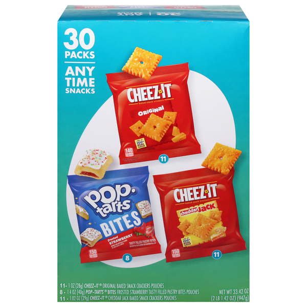 Save on Kellogg's Anytime Snacks Variety Packs (Cheez-It/Pop-Tarts ...