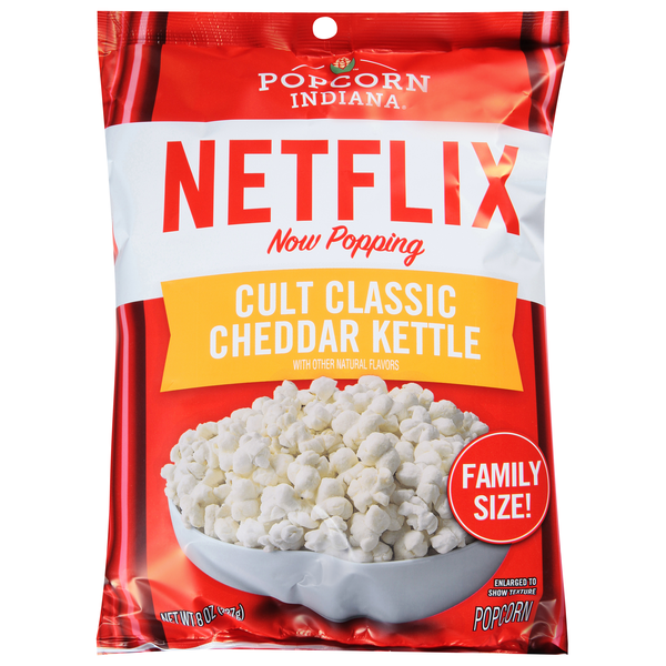 Save on Popcorn Indiana Netflix Cult Classic Cheddar Kettle Popcorn ...
