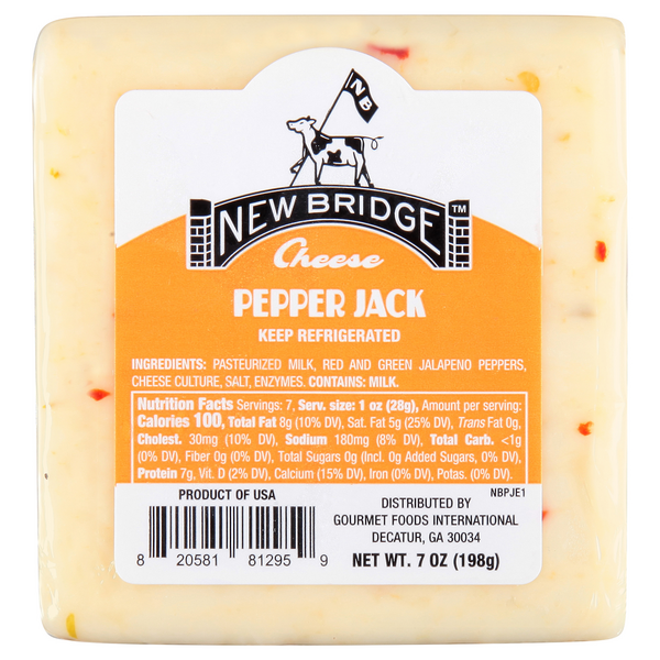 Save on New Bridge Pepper Jack Cheese Block Order Online Delivery | GIANT