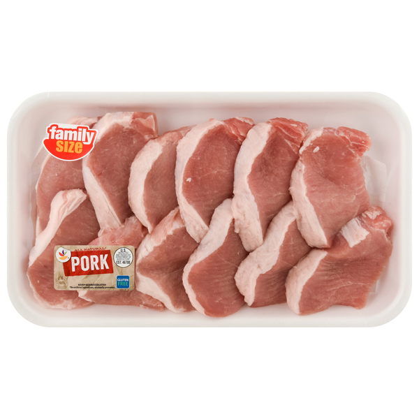 Save on Giant Natural Boneless Center Cut Pork Chops Family Size Order ...