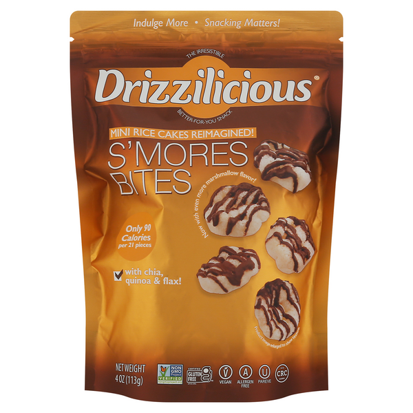 Save on Drizzilicious S'mores Bites Mini Rice Cakes Order Online ...