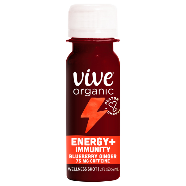Save on Vive Organic Blueberry Ginger Energy + Immunity Wellness Shot ...