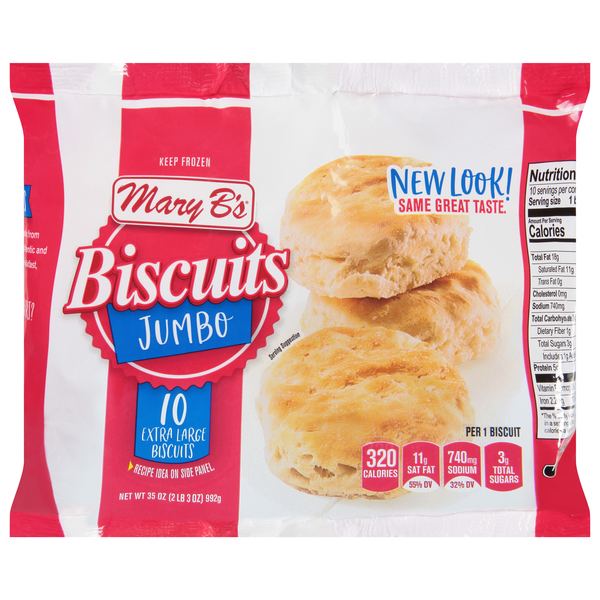 Save on Mary B's Jumbo Biscuits - 10 ct Frozen Order Online Delivery ...