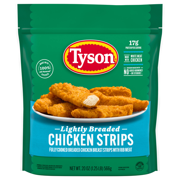 Save On Tyson Fully Cooked Lightly Breaded Chicken Strips Frozen Order Online Delivery Food Lion