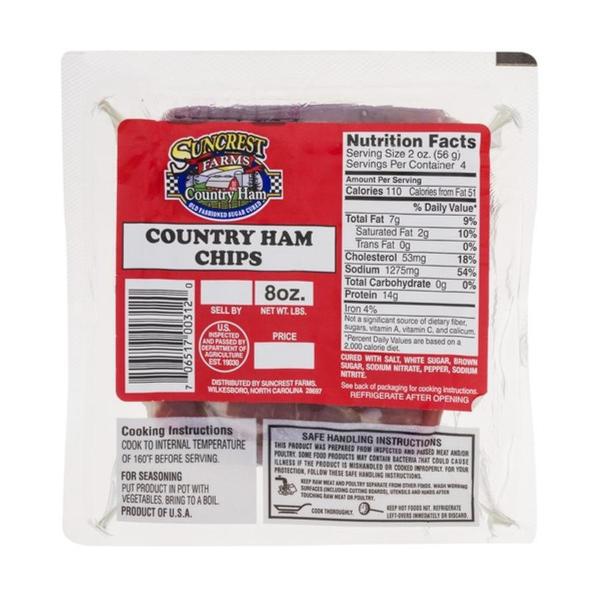 Save on Suncrest Farms Country Ham Chips Order Online Delivery | GIANT