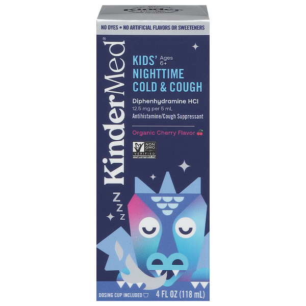 Save on KinderMed Kids' Nighttime Cold & Cough Organic Cherry Flavor ...