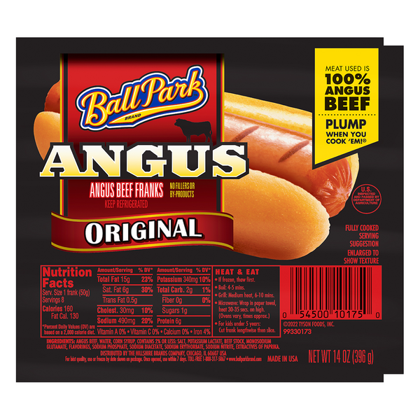 Save on Ball Park Original Angus Beef Franks- 8 ct Order Online ...