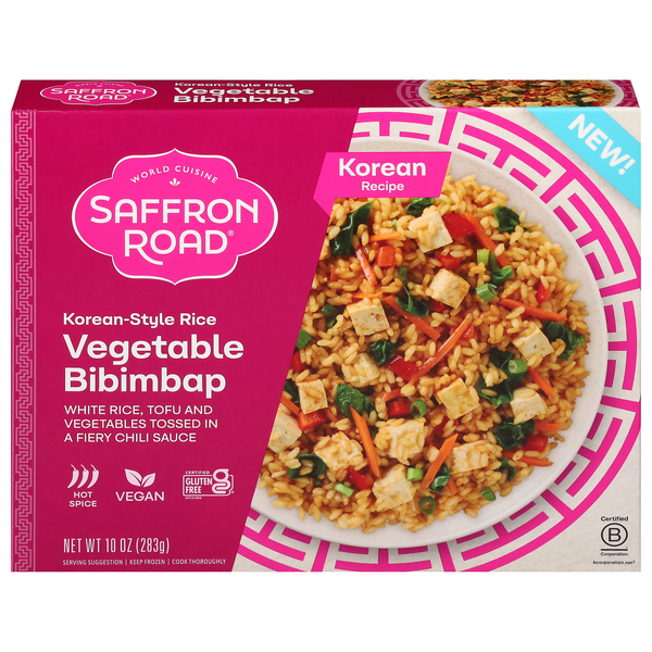 Save on Saffron Road Vegan Korean Style Rice Vegetable Bibimbap Frozen ...