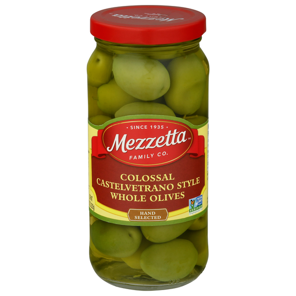 Save on Mezzetta Colossal Castelvetrano Style Whole Olives Order Online ...