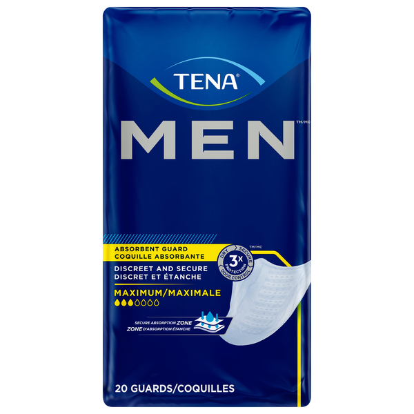 Save on Tena Maximum Absorbency Incontinence Guards for Men Order ...