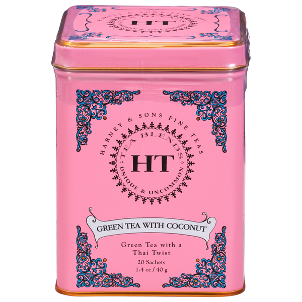 Save on Harney & Sons Green Tea Sachets with Coconut Order Online ...